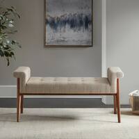 Mason Tan Accent Bench by INK+IVY - On Sale - Bed Bath & Beyond - 32408862