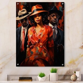 Designart "Harlem Renaissance Celebration I" Harlem Renaissance Gloss ...