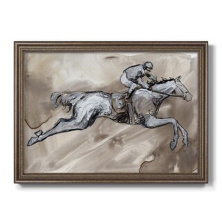 Off to the Races II Premium Framed Canvas- Ready to Hang - Bed Bath ...