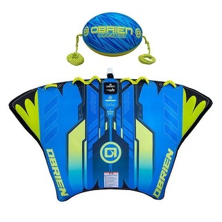 O'Brien Oval Shock Ball Towable Rope Float and Bat Wing 3 Person ...
