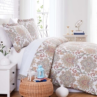 Serenity Cotton Duvet Cover Set - Bed Bath & Beyond - 32392081