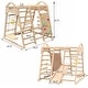 GDF Studio - TimberTrek 7-in-1 Indoor Wooden Jungle Gym Playset for ...