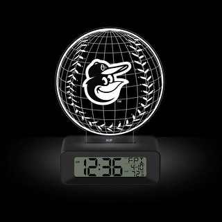 Game Time MLB Baltimore Orioles Color-Changing Led 3d Illusion Alarm ...