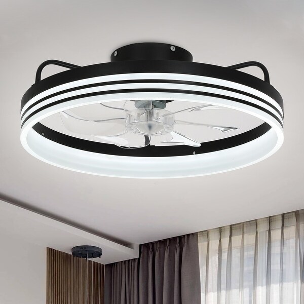 60" Ceiling Fan without Lights, Remote Control and Reversible Motor,3 ...