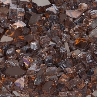 Fire Sense 62363 Burnt Bronze Reflective Fire Glass - Bed Bath & Beyond ...