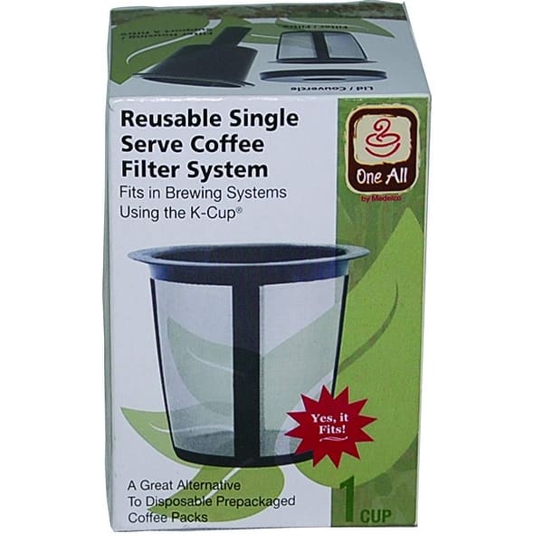 Medelco Cafe Brew Collection Universal Single Cup Coffee Filter System ...