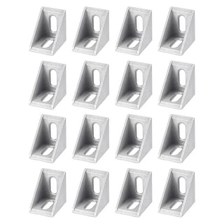 16Pcs Inside Corner Bracket Gusset 40x40x30mm 3040 Angle Connectors ...