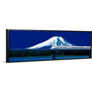 "Traveling Bullet Train" Black Float Frame Canvas Art - Bed Bath ...