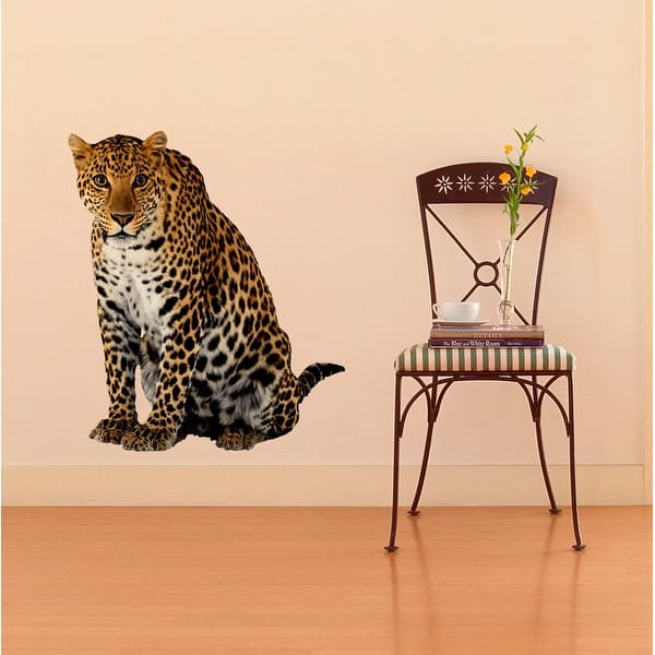 leopard wall stickers