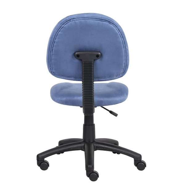 Blue Perfect Posture Delubye Modern Home Office Chair without Arms ...
