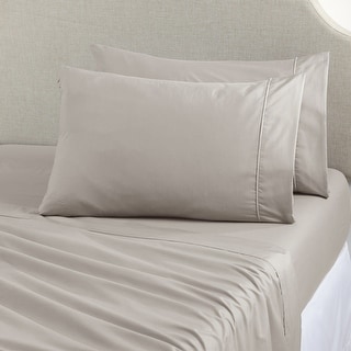 Solid 600 Thread Count Cotton Sheet Set - Bed Bath & Beyond - 40836610