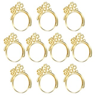 10Pcs Round Rotation Alloy Open Back Bezel Pendants Resin Frame - Bed ...