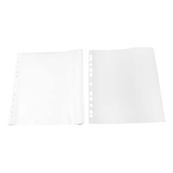 School Plastic File A4 Paper Sheet Protector Cover Clear 0.01cm ...
