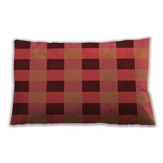 Ahgly Company Patterned Indoor-Outdoor Chilli Pepper Red Lumbar Throw ...