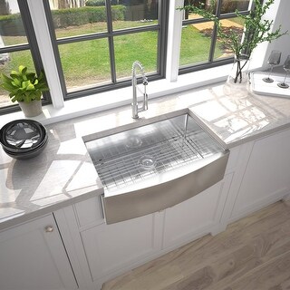 Farmhouse Single Bowl Stainless Steel Kitchen Sink - Bed Bath & Beyond ...