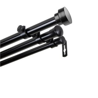 InStyleDesign Bowler Triple Curtain Rod 13/16 inch dia. - Bed Bath ...