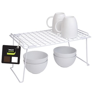 Smart Design Stacking Cabinet Shelf Rack - 16 x 10 inch - Bed Bath ...