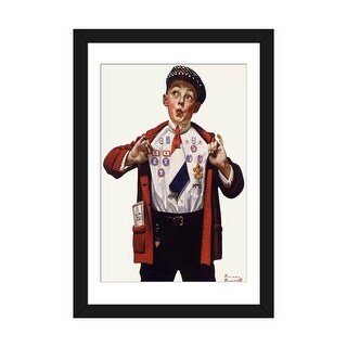 iCanvas "Boy Showing Off Badges" by Norman Rockwell - Bed Bath & Beyond ...