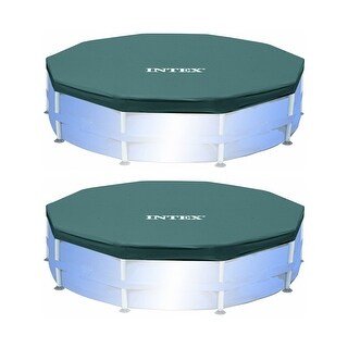 Intex Solar Pool Cover for 18' x 9' Rectangular Frame Swimming Pools ...