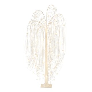 216 LED White Lights Twinkling Willow Tree, 4' - Bed Bath & Beyond ...