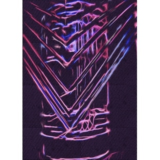 Ahgly Company Machine Washable Transitional Deep Purple Area Rugs - Bed ...