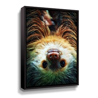 Hoffmann's Two-Toed Sloth Swing Gallery Wrapped Floater-framed Canvas ...