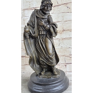 Wise Man Christmas Traveler Nativity Christianity Bronze Statue ...