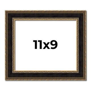11x9 Frame Gold Antique Vintage Sold Wood Picture Frame | 1.75 Inch ...