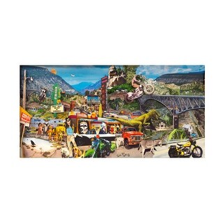 John Roy 'Western Collage 19' Canvas Art - Bed Bath & Beyond - 39538450