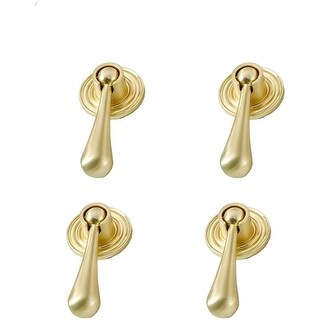 10 Brass Tear Drop Pull Handles - 70mm - Bed Bath & Beyond - 40178953
