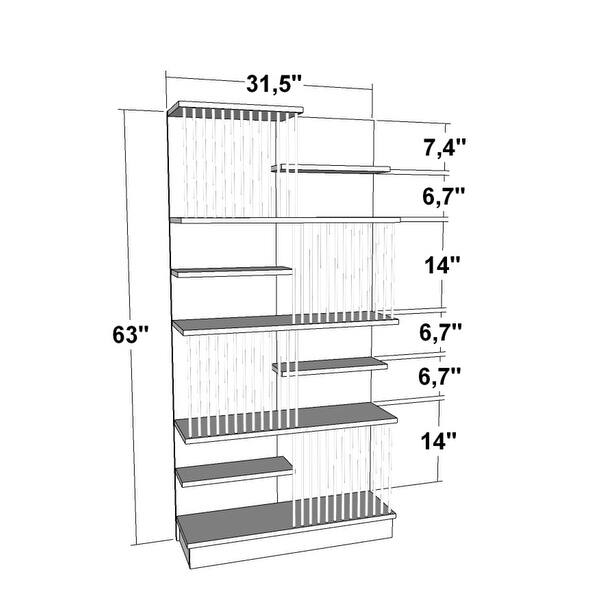 Arya Bookcase - Bed Bath & Beyond - 35805311