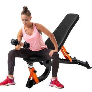 Adjustable Weight Bench - 6 Position Incline Decline Utility Bench with ...
