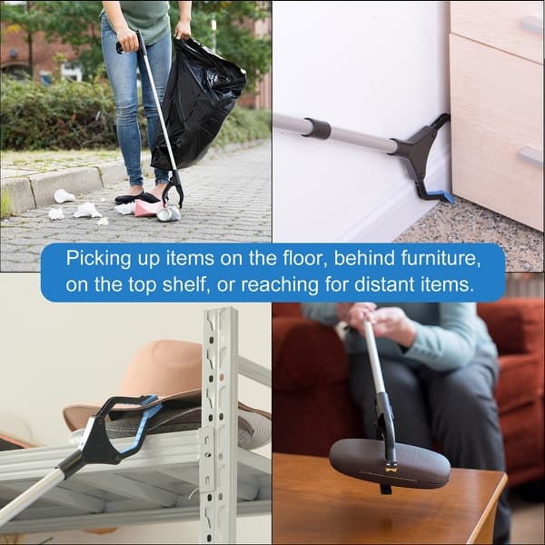 Grabber Tool 31" Extra Long Extension Foldable Pick Up Stick Magnetic ...