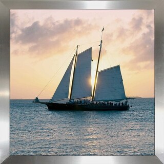 "Coastal Sailing (Square)" Print on Acrylic - Bed Bath & Beyond - 36560118