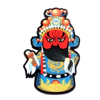Peking Opera Character Design Refrigerator Magnetic Sticker Red Face ...