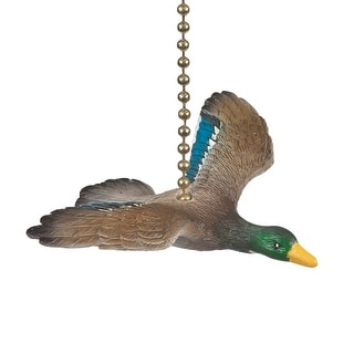 Mallard Duck in Flight Decorative Ceiling Fan Light Pull - Bed Bath ...