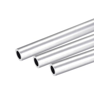 6061 Aluminum Round Tube 12mm OD 8mm Inner Dia 250mm Length Pipe Tubing ...