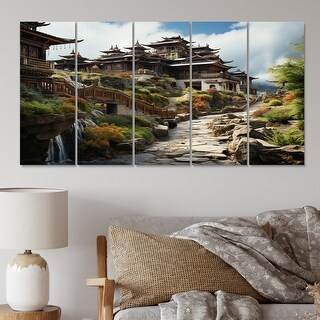 Designart "Asian Art Tibetan Monastery VI" Asian Art Wall Art Prints ...
