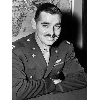 Captain Clark Gable World War Ii Military Officer Portrait History ...