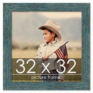 32x32 Distressed/Aged Color Wood Picture Square Frame - Bed Bath ...