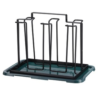 Cup Drying Rack with Drain Tray, 220x185mm for Home Counter, Office ...