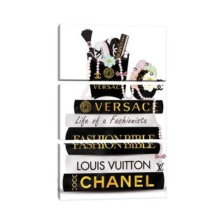 iCanvas "Fashion Fry Purse & Fashion Book Stack" by Pomaikai Barron 3 ...