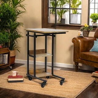 Modern Industrial Designable C-shaped Laptop Table - Bed Bath & Beyond ...
