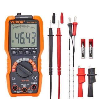 VEVOR Digital Multimeter 4000 & 6000 Counts Tester DC AC NCV Ohm Volt ...
