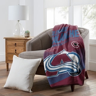 NHL Officially Licensed Colorado Avalanche 60" x 80" Raschel Throw ...