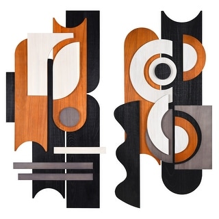 "Amber Embraces I & II" Hand Made & Hand Finished Dimensional Solid ...