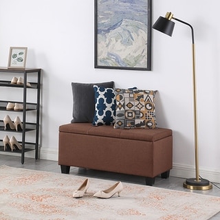 Large Storage Ottoman Bench Set, 3 in 1 Combination Ottoman, Tufted ...