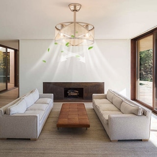 18 Inches Ceiling fan with Remote Control and Lights - 18in - Bed Bath ...