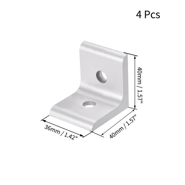 Inside Corner Bracket for Aluminum Extrusion Profile w Slot 8mm, 4 Pcs ...