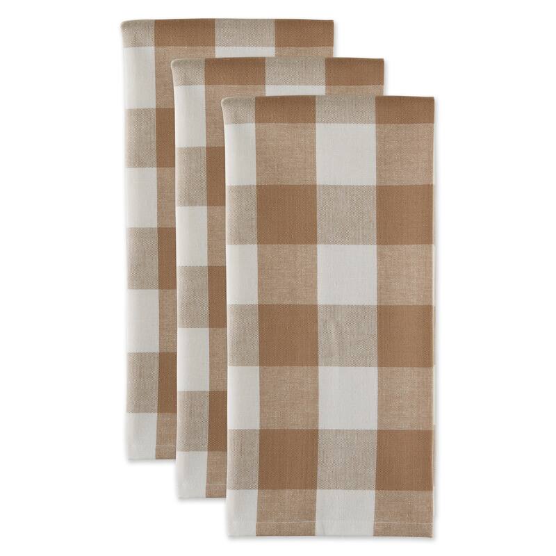 DII Vintage Red Buffalo Check Dishtowel (Set of 3) - On Sale ...